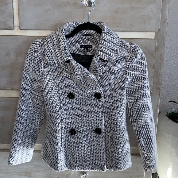 George | Jackets & Coats | Vintage George Heavyweight Tweed Blazer Sz S ...